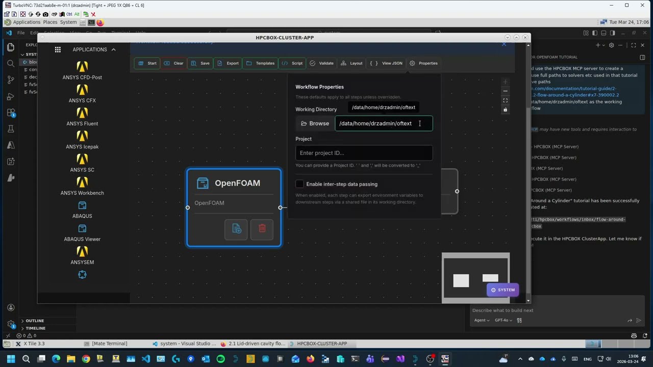 AI Agent functionality in HPCBOX