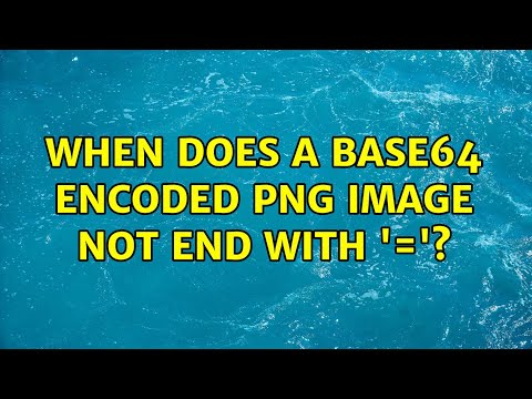 When does a base64 encoded png image not end with '='?