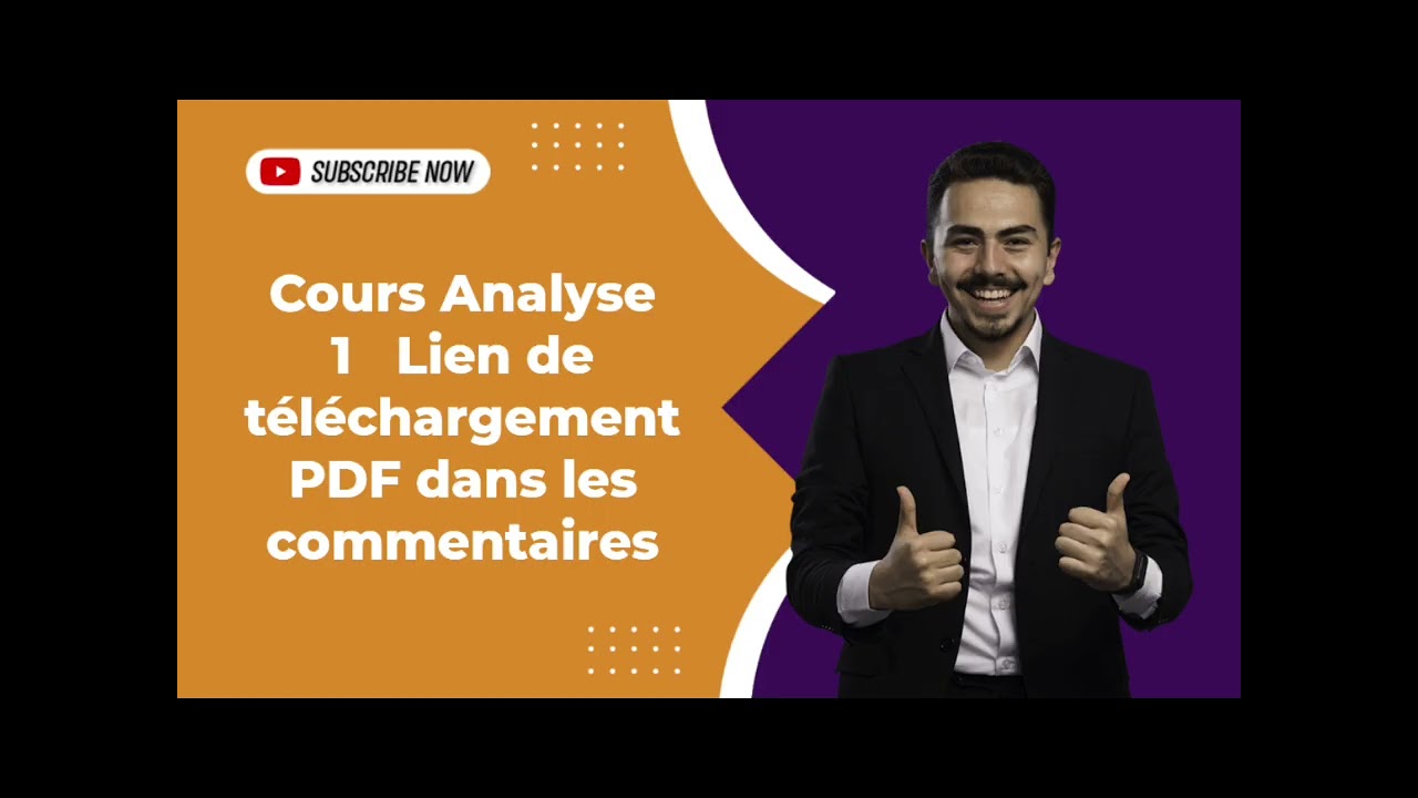 Cours Analyse 1 PDF
