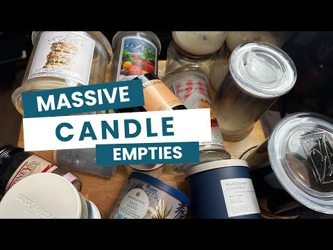 MASSIVE CANDLE EMPTIES + A LITTLE BEAUTY EMPTIES