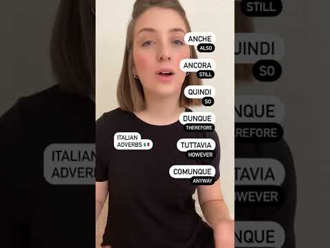 Italian adverbs #shorts