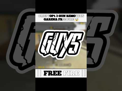 Top 3 Old Gun Remove π€―#freefire #freefiremax #shorts #facts