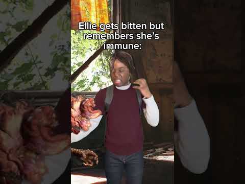 Ellie gets bit AGAIN in The Last of Us! #tlou #tlou2 #thelastofus #tloujoel #thelastofusremastered