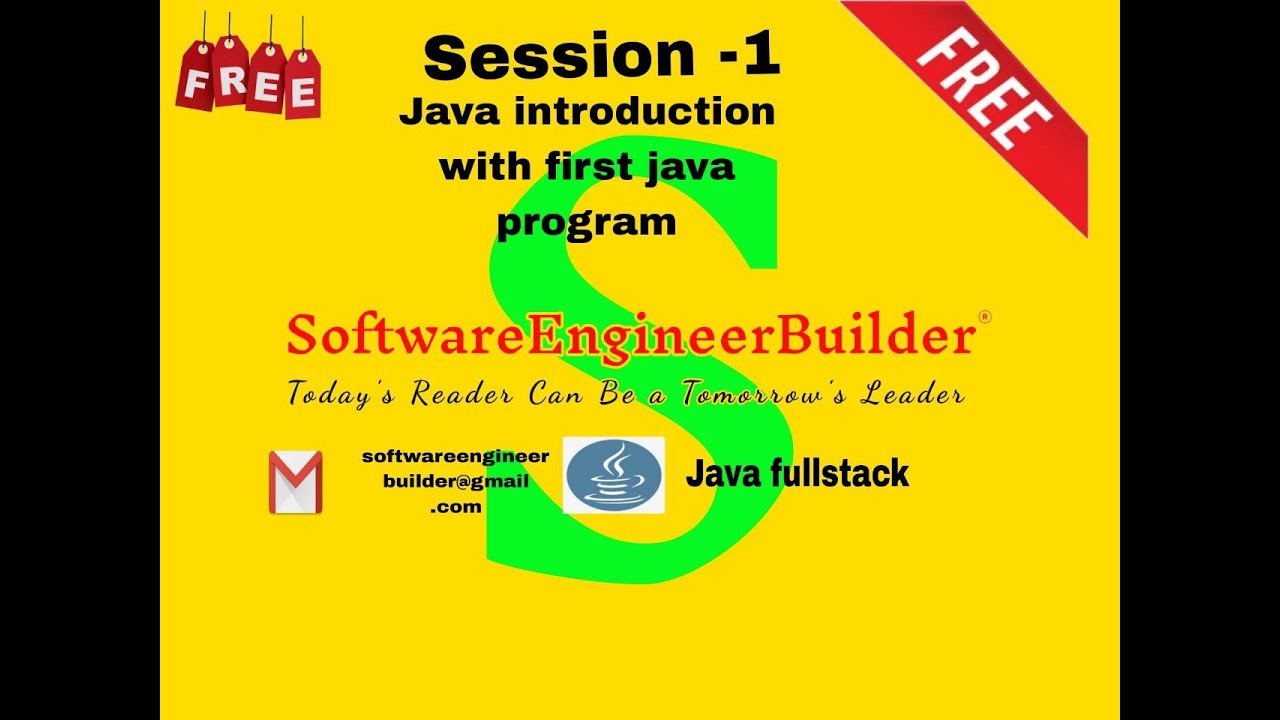 #1 Session -1 Core Java || FullStack java #course #java #full #free #firstvideo