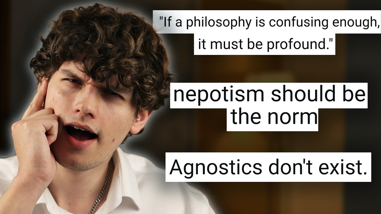 These dumb philosophy takes stole my kidneys