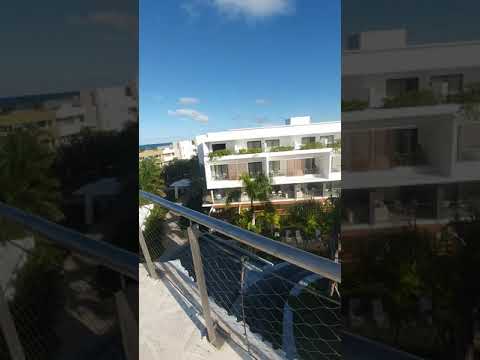 Dreams Onyx Punta Cana Resort - View from the top of the slides