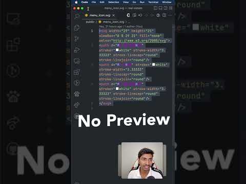 SVG Preview - VSCode #svg #shorts #vscode