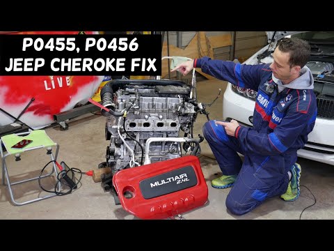 JEEP CHEROKEE CODE P0455 P0456 FIX, ENGINE LIGHT ON