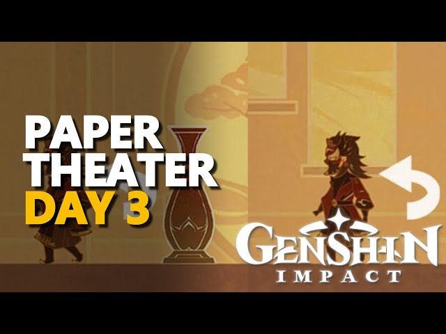 Genshin Impact Paper Theater guide: Day 1, 2, 3 puzzle solutions