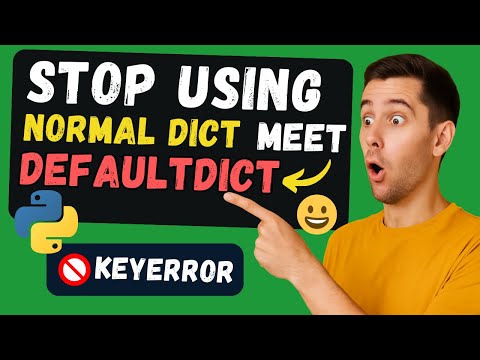 Defaultdict Class Python Is a Game-Changer (STOP Using Normal Dict)