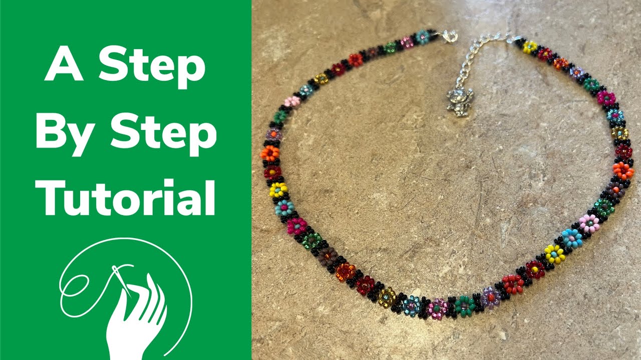 Beautiful Summer Flower Choker Necklace Tutorial