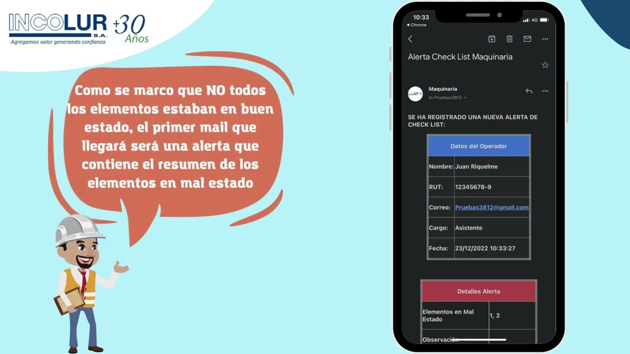 Check List Maquinaria