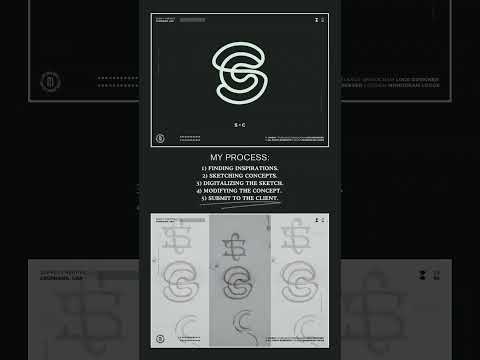 Design of SC Lettermark Logo | #monogram #adobeillustrator #logodesign