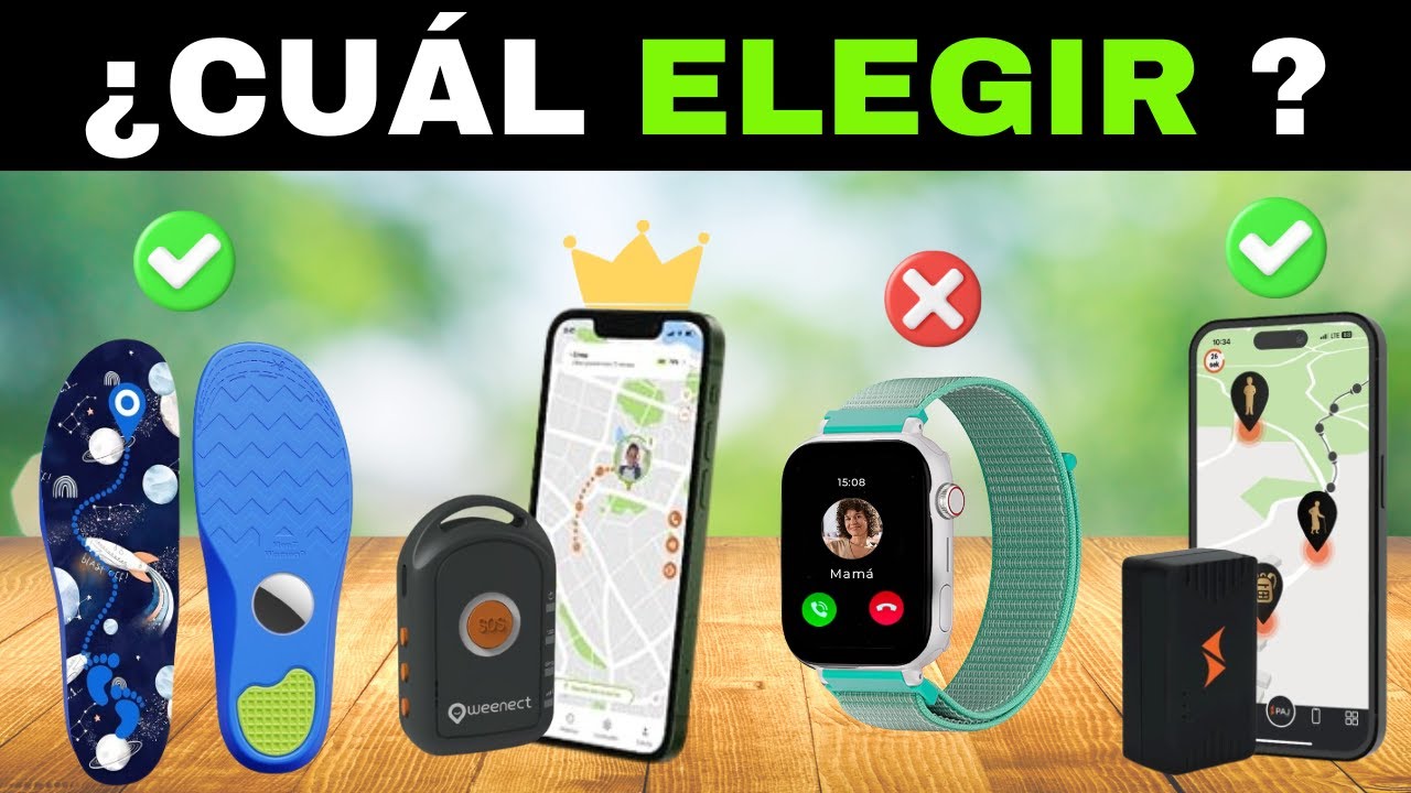 ✅Top 5 Mejores Localizadores y Rastreadores GPS para Niños [2026] 📍 Tags, Plantillas, Relojes Amazon