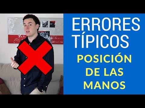 ERRORES FRECUENTES CON LAS MANOS AL HABLAR EN PÚBLICO