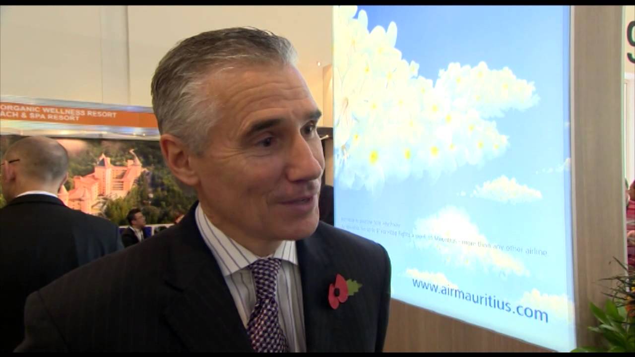 Derek Shanks, executive vice president of commercial, Air Mauritius ...