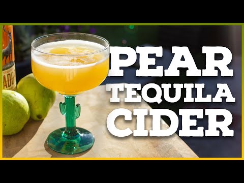 PEAR TEQUILA CIDER: How to make EASY Hard Cider ๐