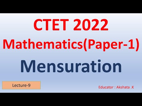 Mensuration: 2D Shapes Video Lecture - Crash Course for CTET ...