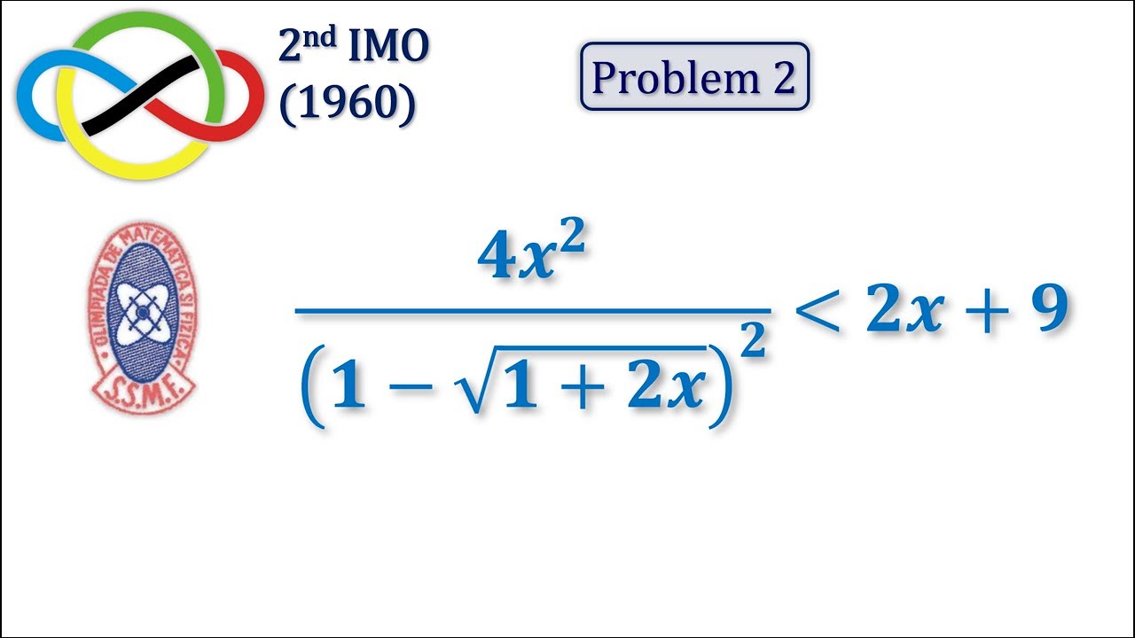 IMO 1960 Problem 2: Easy Trick You Must Learn