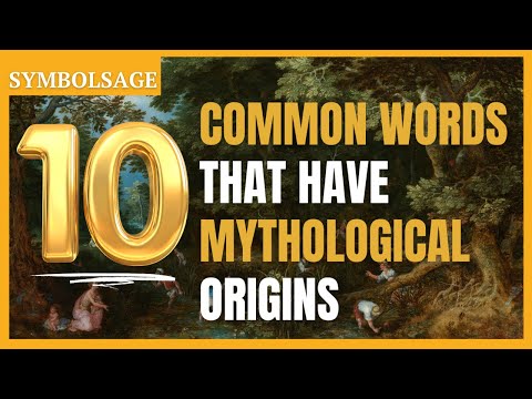 10 English Words with Surprising Mythological Origins | SymbolSage