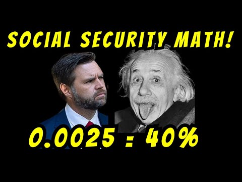 JD VANCE CRAZY Social Security MATH!! EXPOSED!!! Former SSA Insider Q&A!