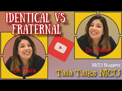 Mono-di? Identical? Fraternal? Di-di? What do these terms mean? - NICU Nuggets - Tala Talks NICU
