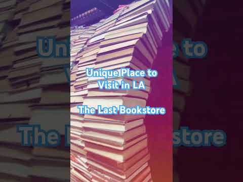 Bookstore in LA | The Last Bookstore #familytravel #bookstore #california