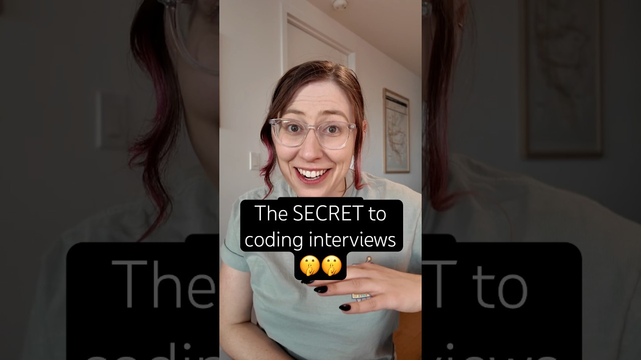 The *secret* to coding Interviews 🤫