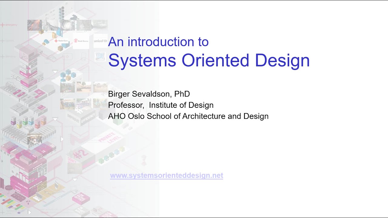 Birger Sevaldson on Systems Oriented Design: Designing Complexity at Digital Inspiration Day