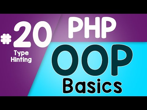 Learn 20 PHP Object Oriented Programming Basics OOP | Type Hinting | Quick programming tutorial ...