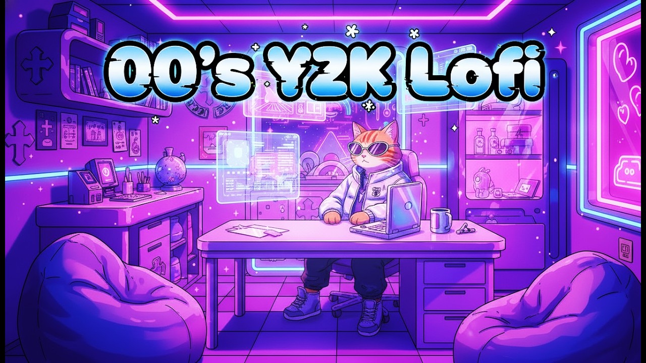 2000s Y2K Lofi  – Neon Screens & Quiet Nights