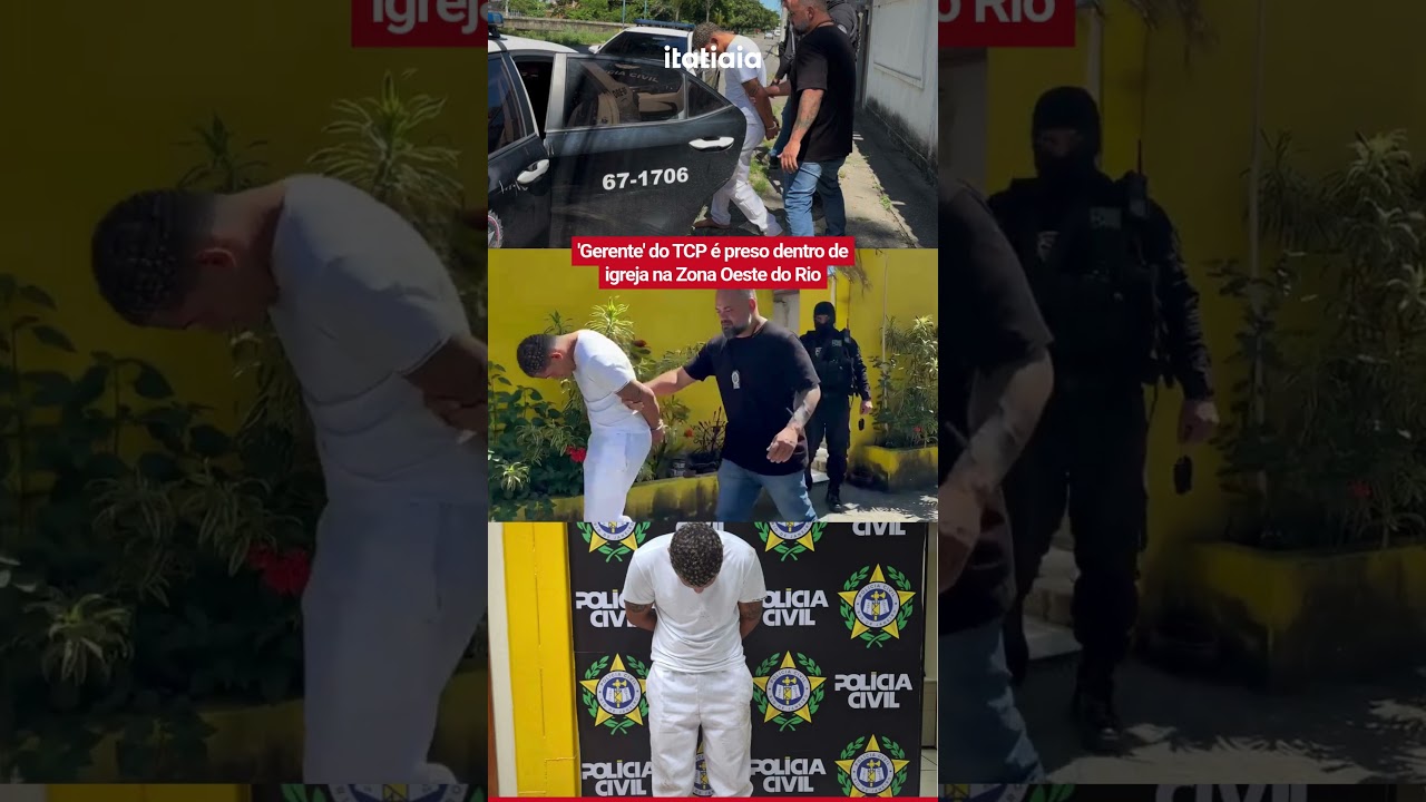 URGENTE: INTEGRANTE DO TERCEIRO COMANDO DA CAPITAL É PRESO DENTRO DE IGREJA NO RIO