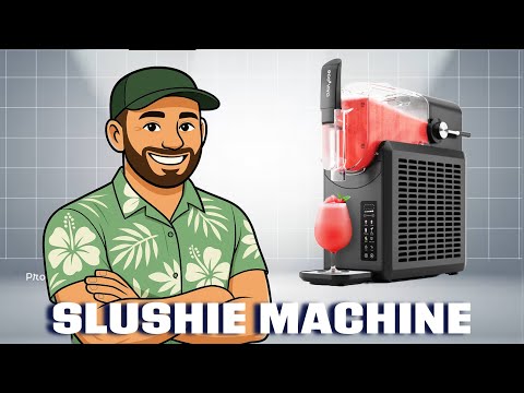 Ecoviva Slushie Machine Slushy Machine, Professional Frozen Drink Maker