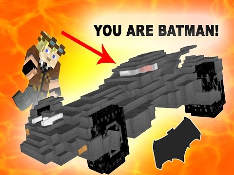 Drive the Batmobile! 3D Block model Minecraft Project