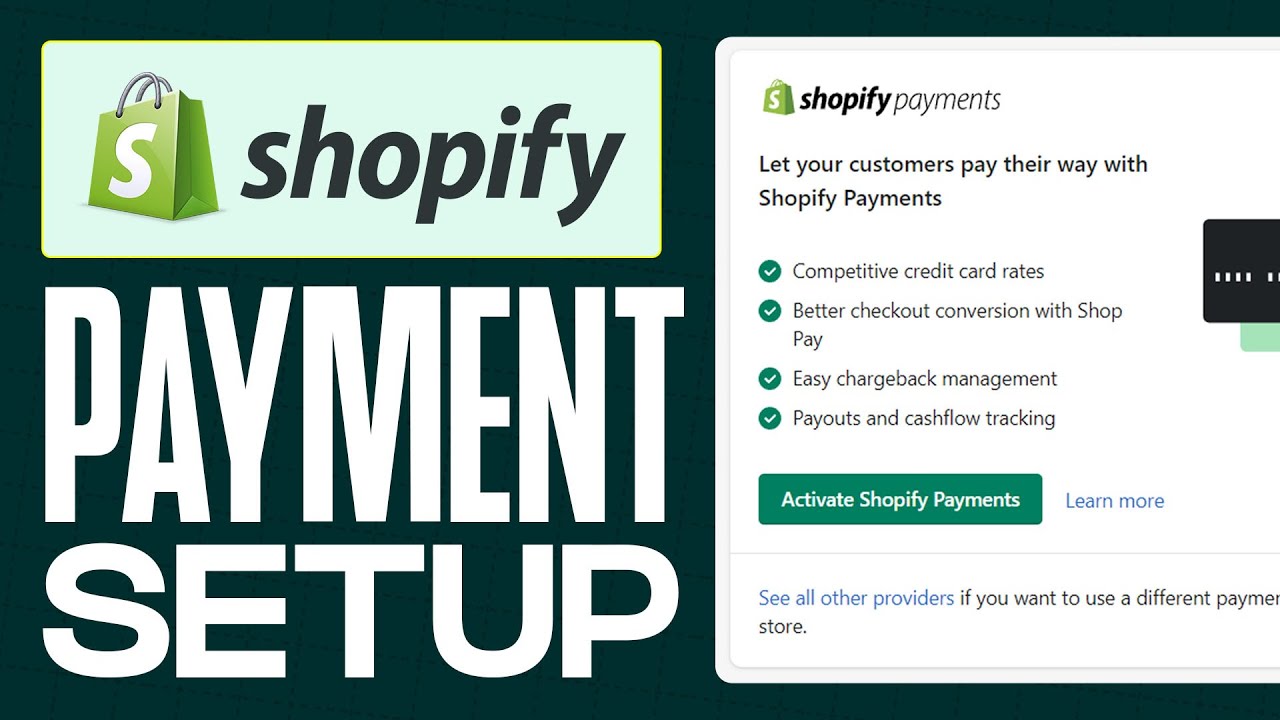 Shopify Payments Setup (2026) Complete Tutorial (All Methods!)