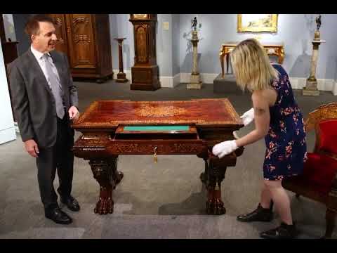 This Italian writing desk that belonged to King Carlo Alberto - circa 1840