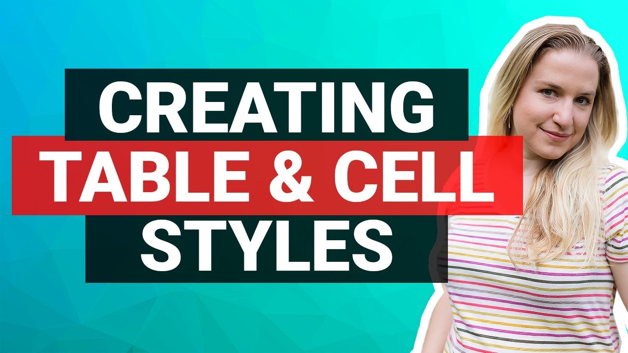 InDesign Table Styles | Creating Styles from Existing Table Designs