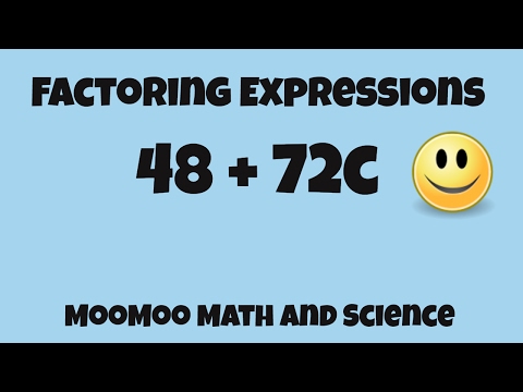 Factoring expressions- Math