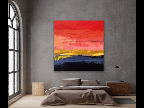 Large acrylic paintings for living room.