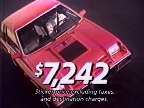 1982: Dodge Charger has 84 hp, still beats everything