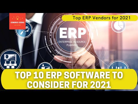 Top 10 ERP Software in the World 2021