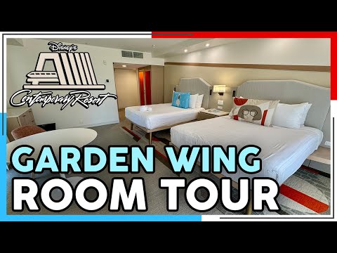 Room Tour: Disney’s Contemporary Resort - Garden Wing Water View