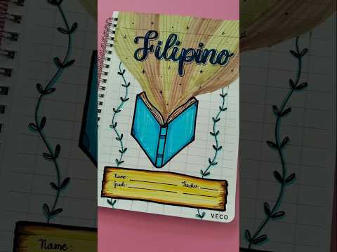 Front Page Idea #frontpage #filipino #notebook #design #art #calligraphy #lettering #diy