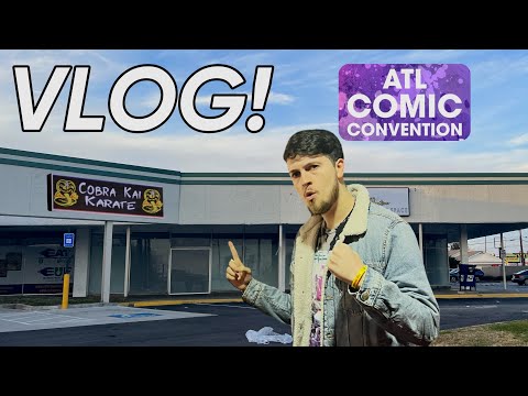 I Visited The REAL Cobra Kai Dojo! | Full Atlanta VLOG