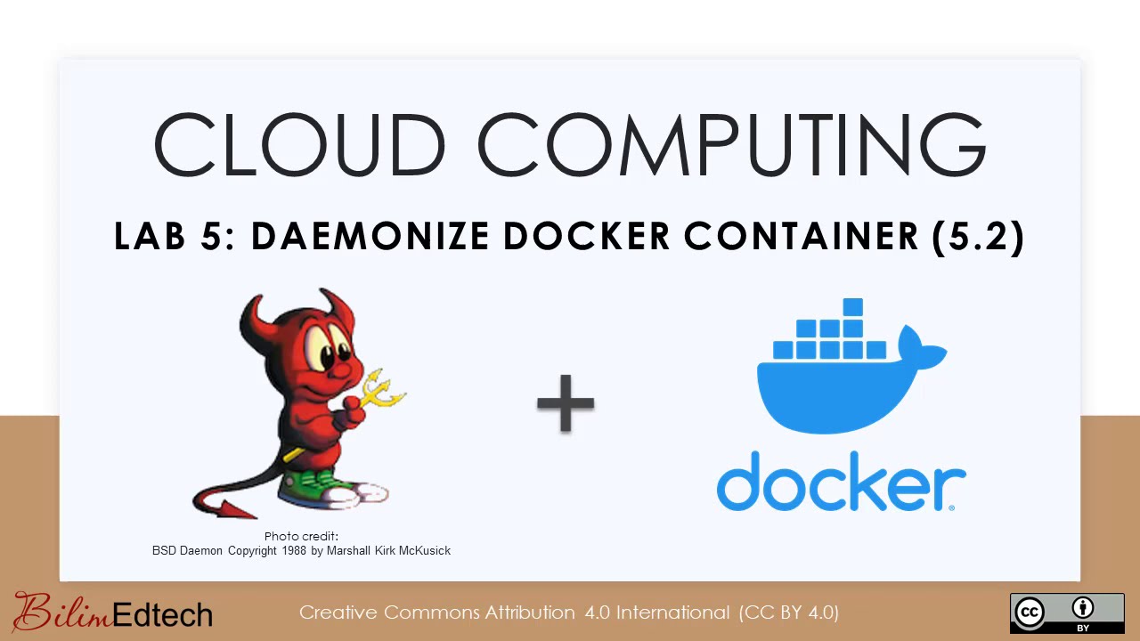 Cloud Computing - Lab 5.2: Daemonize a Docker Container