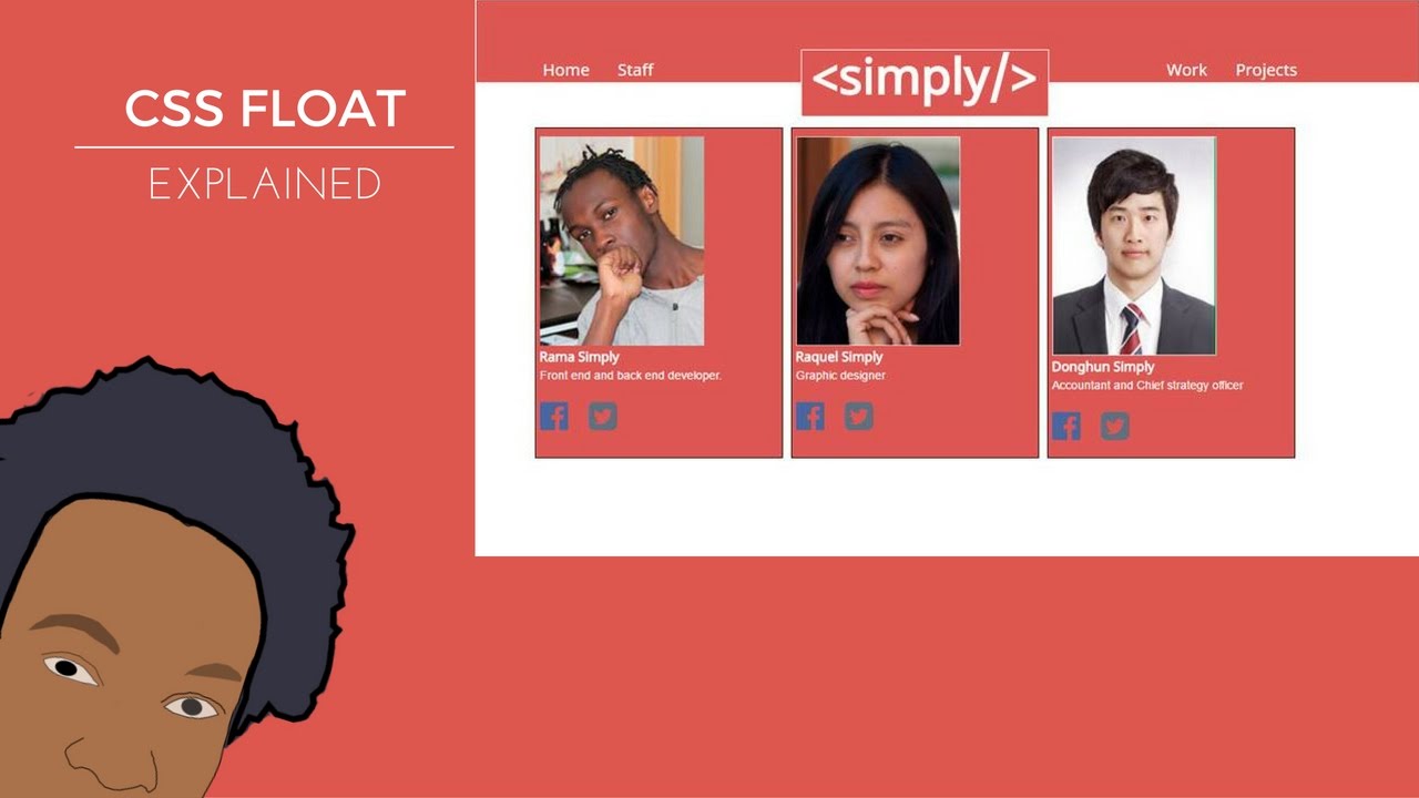 FREE LAYOUT : CSS Float Explained Part 2 Coding