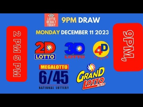 LOTTO RESULTS DRAWS DECEMBER 11 2023