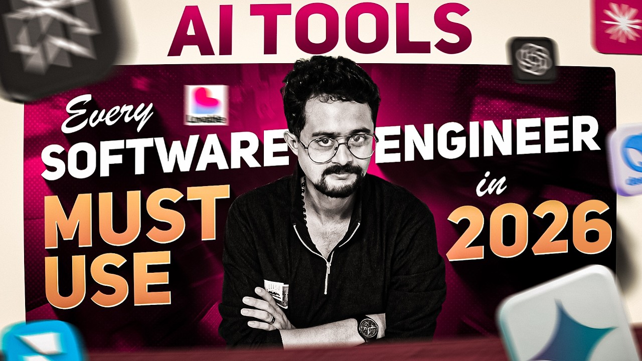 𝗔𝗜 𝗧𝗼𝗼𝗹𝘀 𝗘𝘃𝗲𝗿𝘆 𝗦𝗼𝗳𝘁𝘄𝗮𝗿𝗲 𝗘𝗻𝗴𝗶𝗻𝗲𝗲𝗿 𝗠𝘂𝘀𝘁 𝗠𝗮𝘀𝘁𝗲𝗿 𝗶𝗻 𝟮𝟬𝟮𝟲