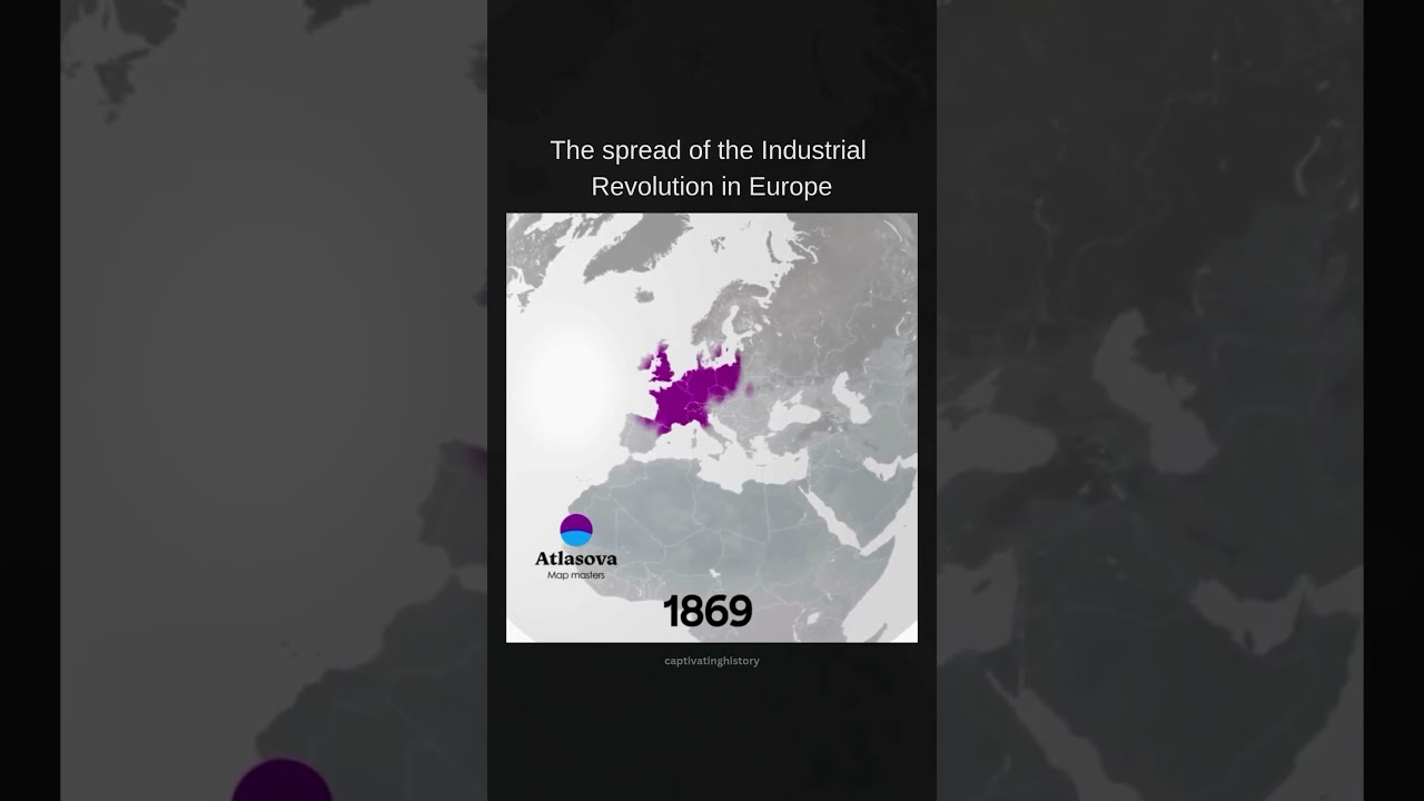 The spread of the Industrial Revolution in Europe