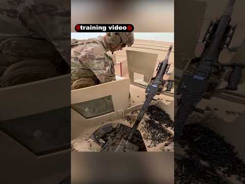 378th ESFS Defenders Train with M240B Machine Gun